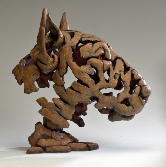 Rust Red Bull terrier bust – Scape Interiors West Ltd