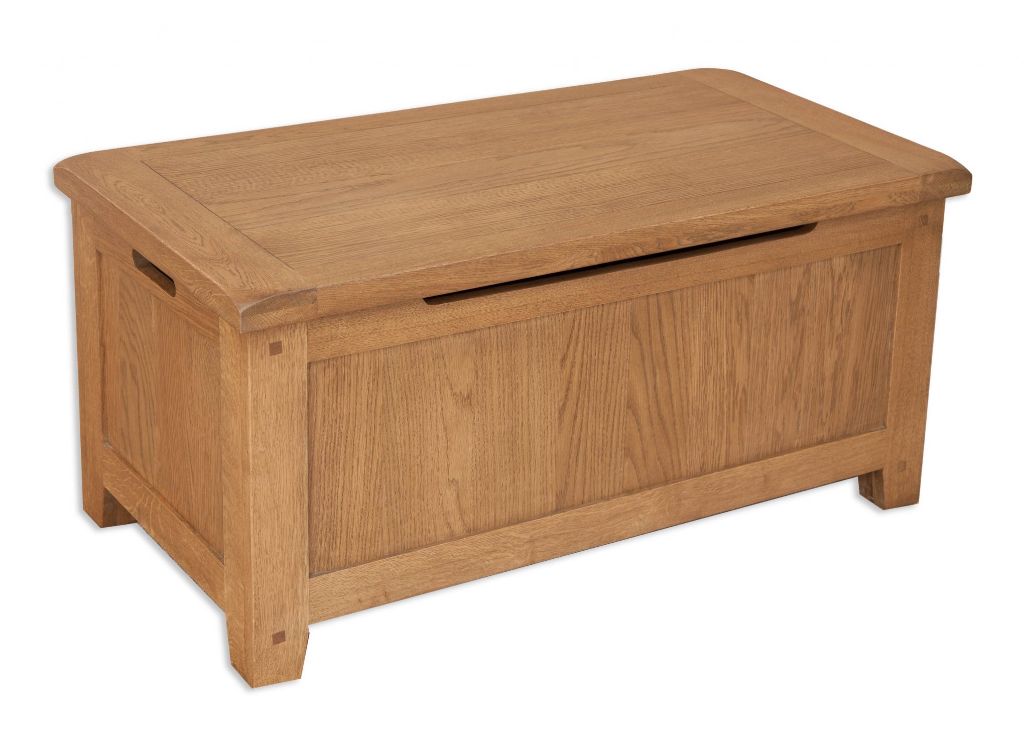 Solid Rustic Oak Blanket Box – Scape Interiors West Ltd